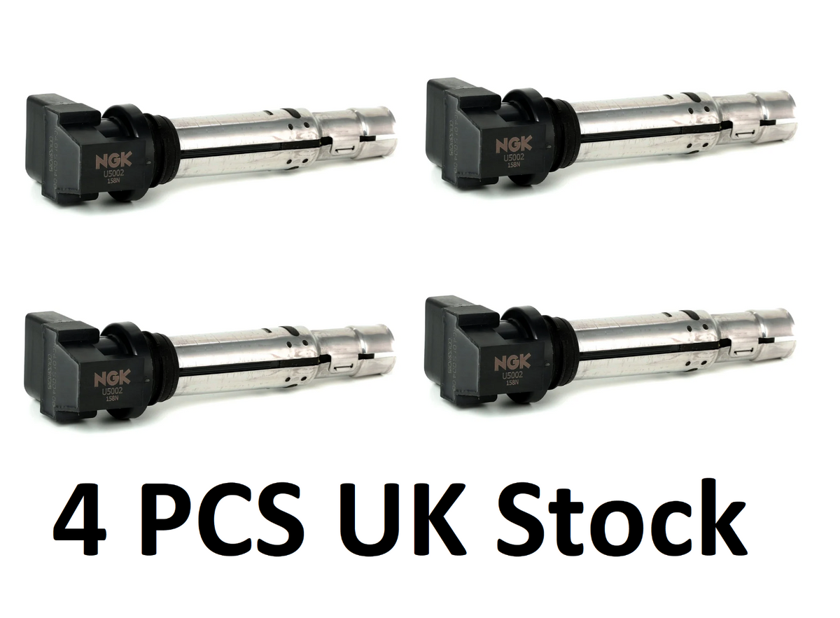 X 4 NGK U5002/ 48003 Ignition Coil VW Beetle 1.4L 2000-2018 – Moto Mania UK